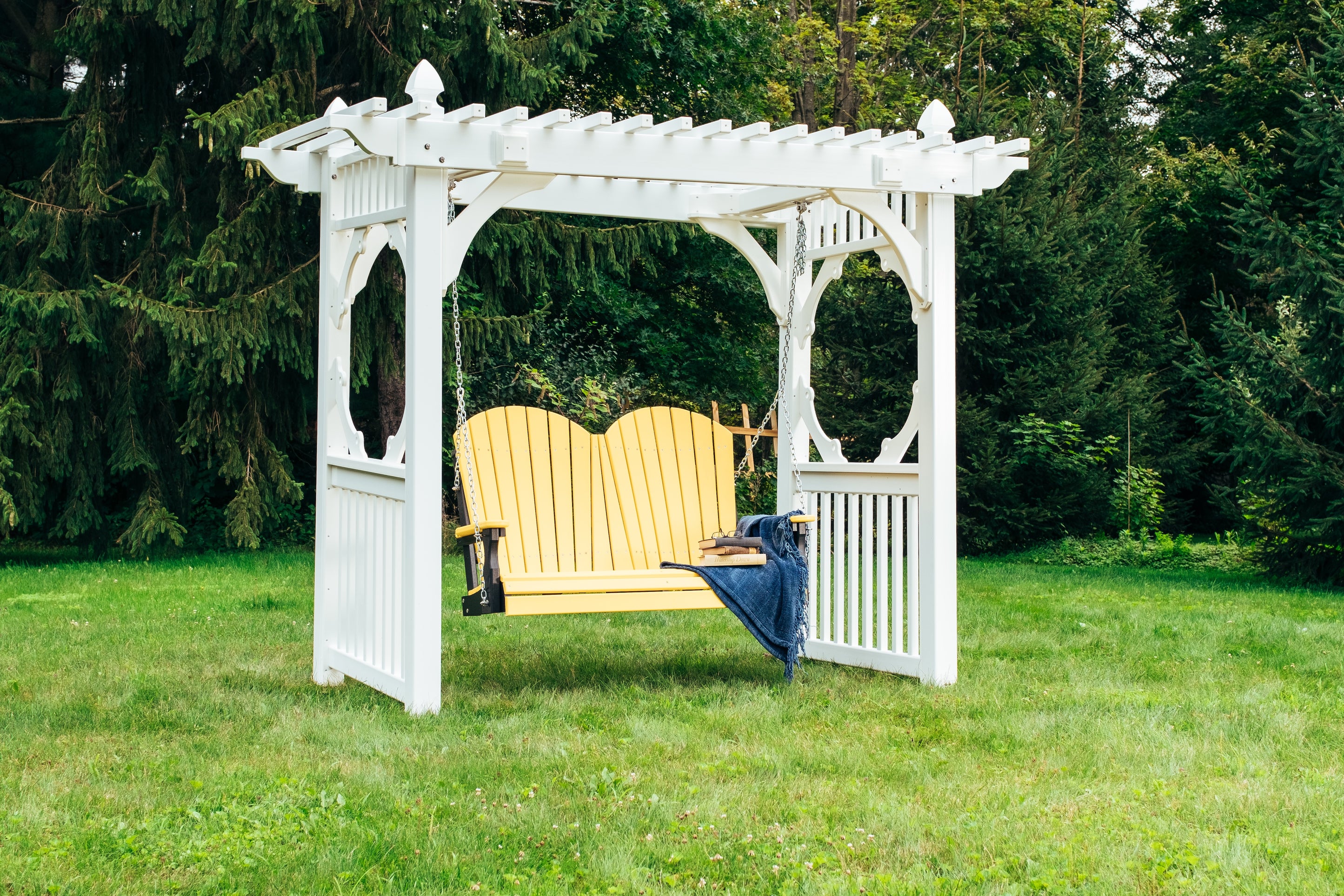 LuxCraft Pergola Swing Stand | Garden Swing Stand – Rocking Furniture