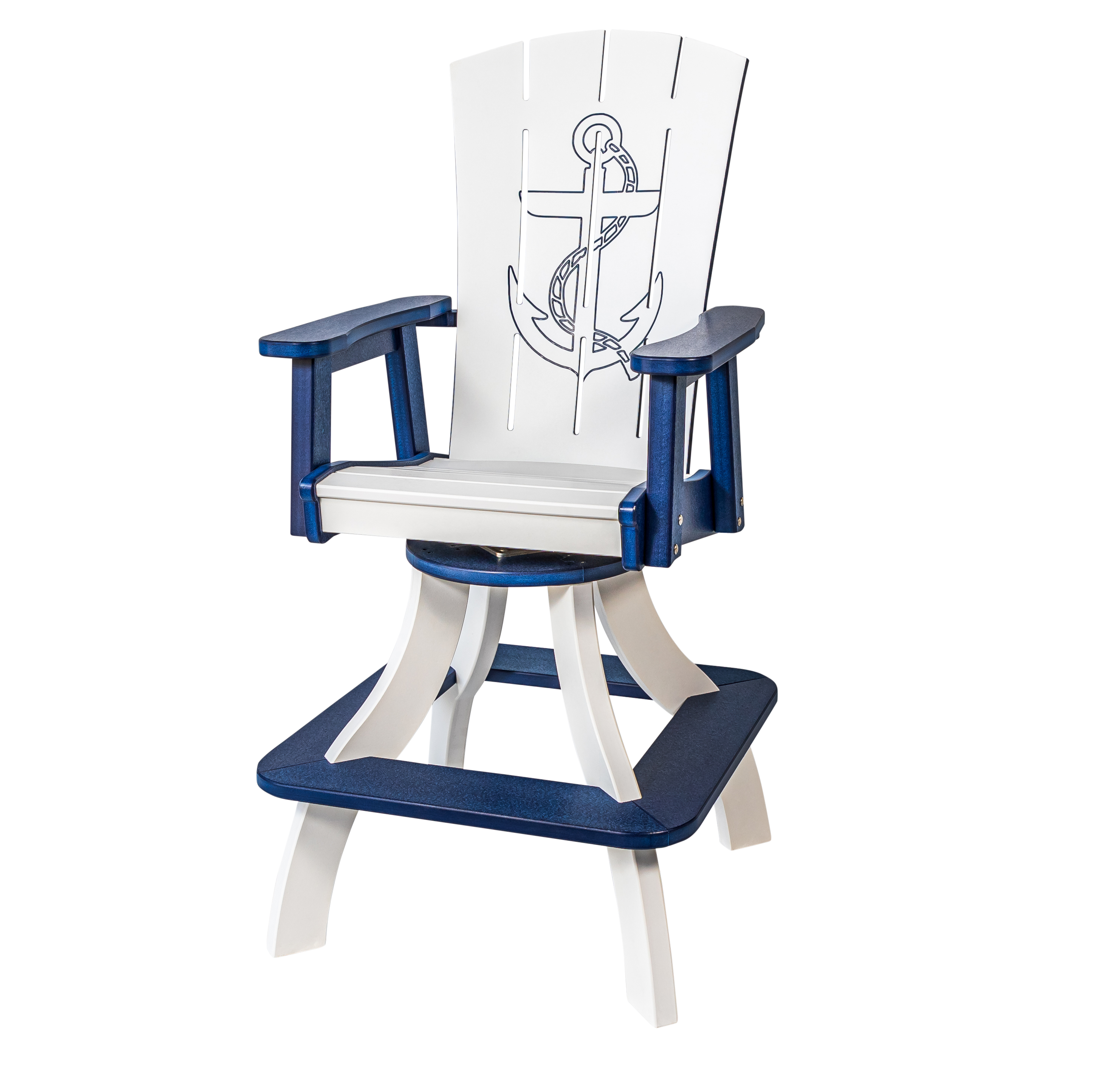 Beaver Dam Bayside Anchor Swivel Bar Chair – Rocking Furniture