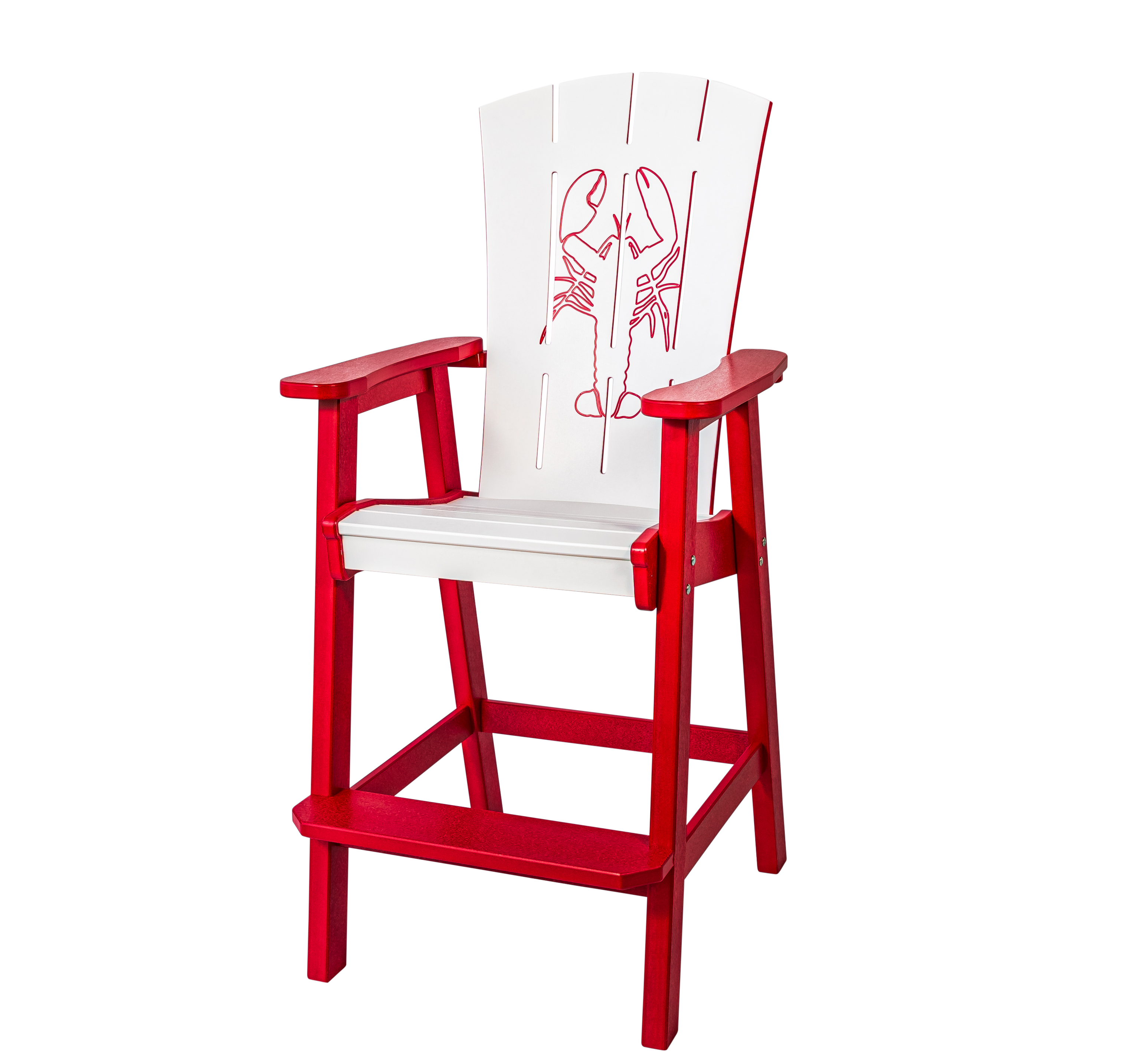 Beaver Dam Outdoor Bayside Lobster Design Bar Chair – Rocking Furniture
