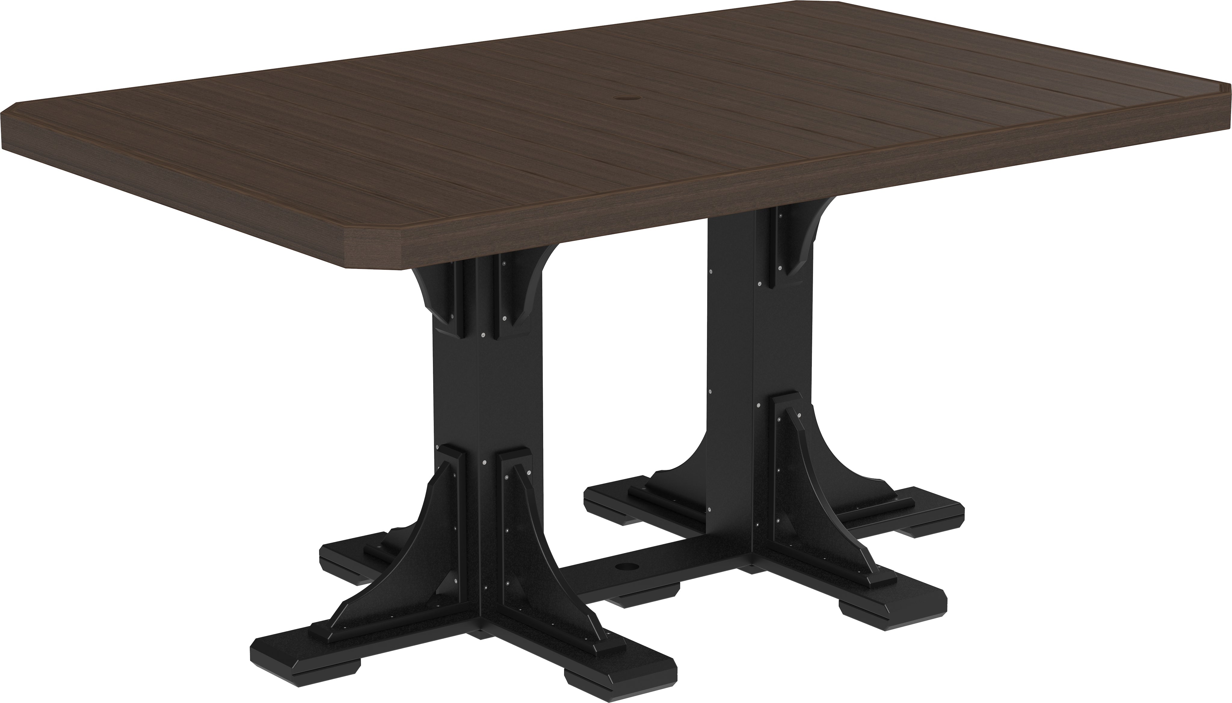 4x6' Rectangular Table Counter Height | Luxcraft Outdoor Furniture ...