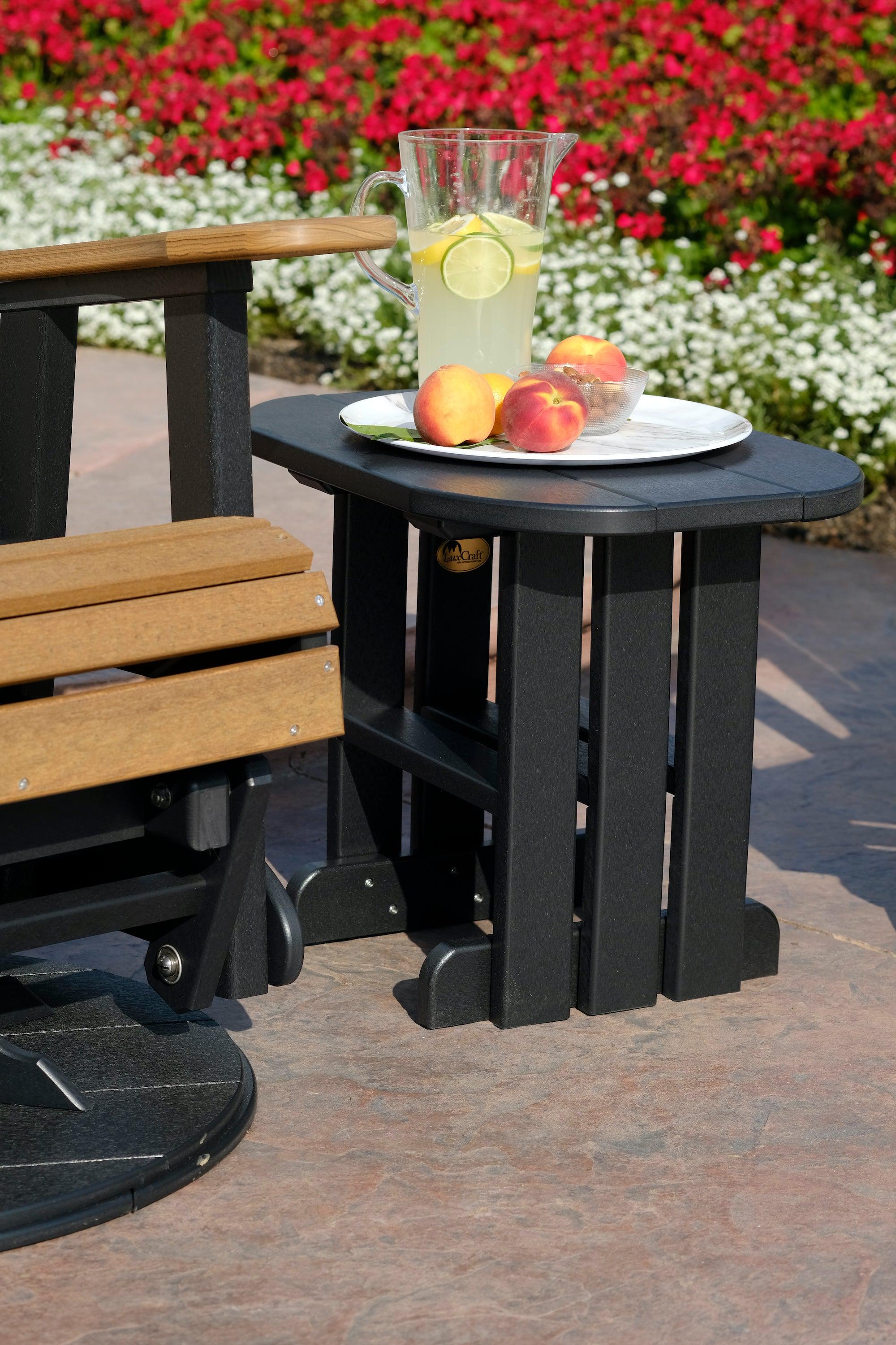Luxcraft Plastic End Table | Outdoor Furniture End Table – Rocking ...