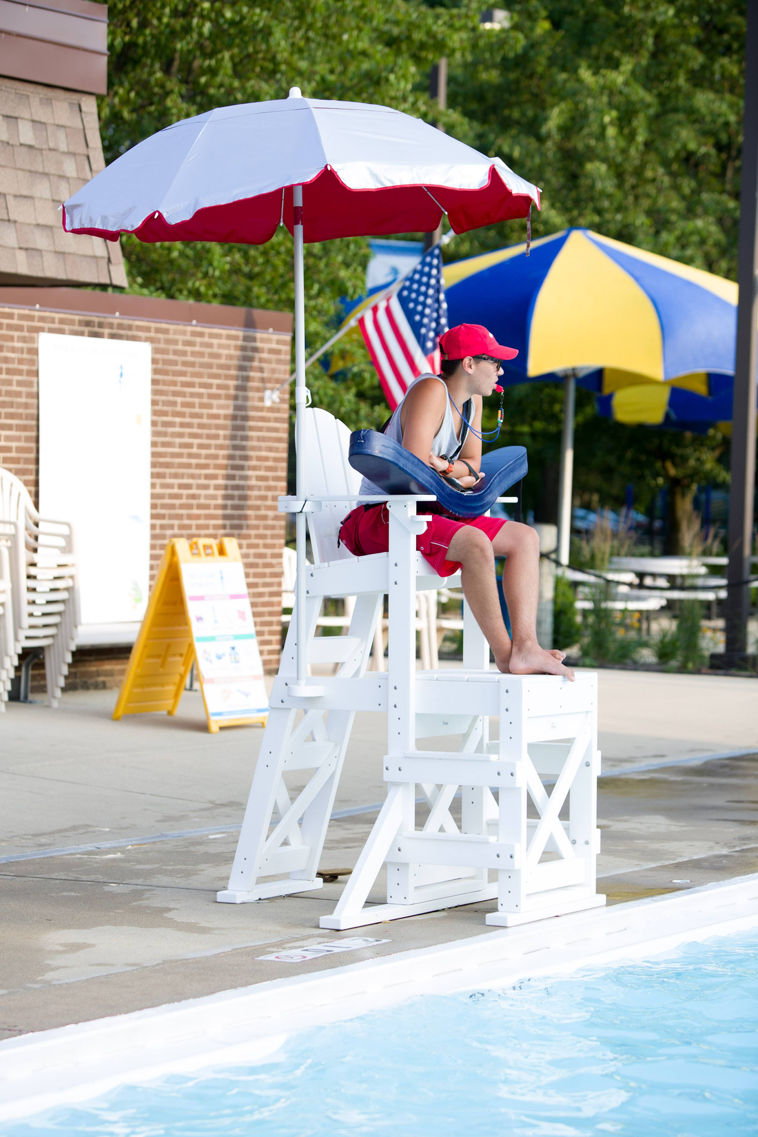 Tailwind Furniture Mlg 520 - Lifeguard Chair with Side Step – Rocking ...