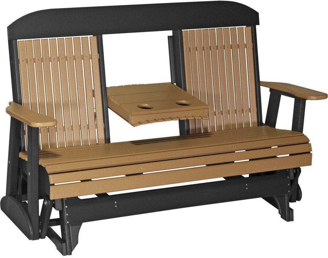 LuxCraft Outdoor Glider | 5ft Classic Highback Patio Glider – Rocking ...