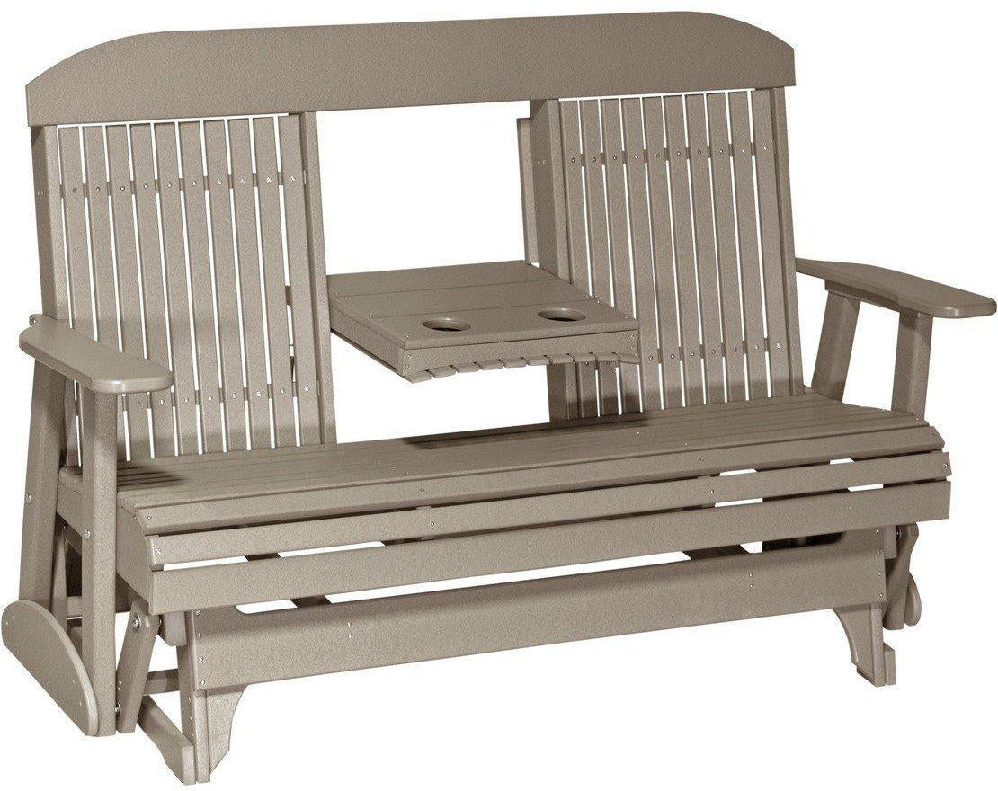LuxCraft Outdoor Glider | 5ft Classic Highback Patio Glider – Rocking ...