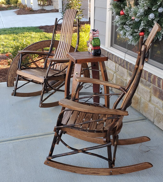 A&L Hickory Rocker | Amish Bentwood Rocking Chair- Rocking Furniture