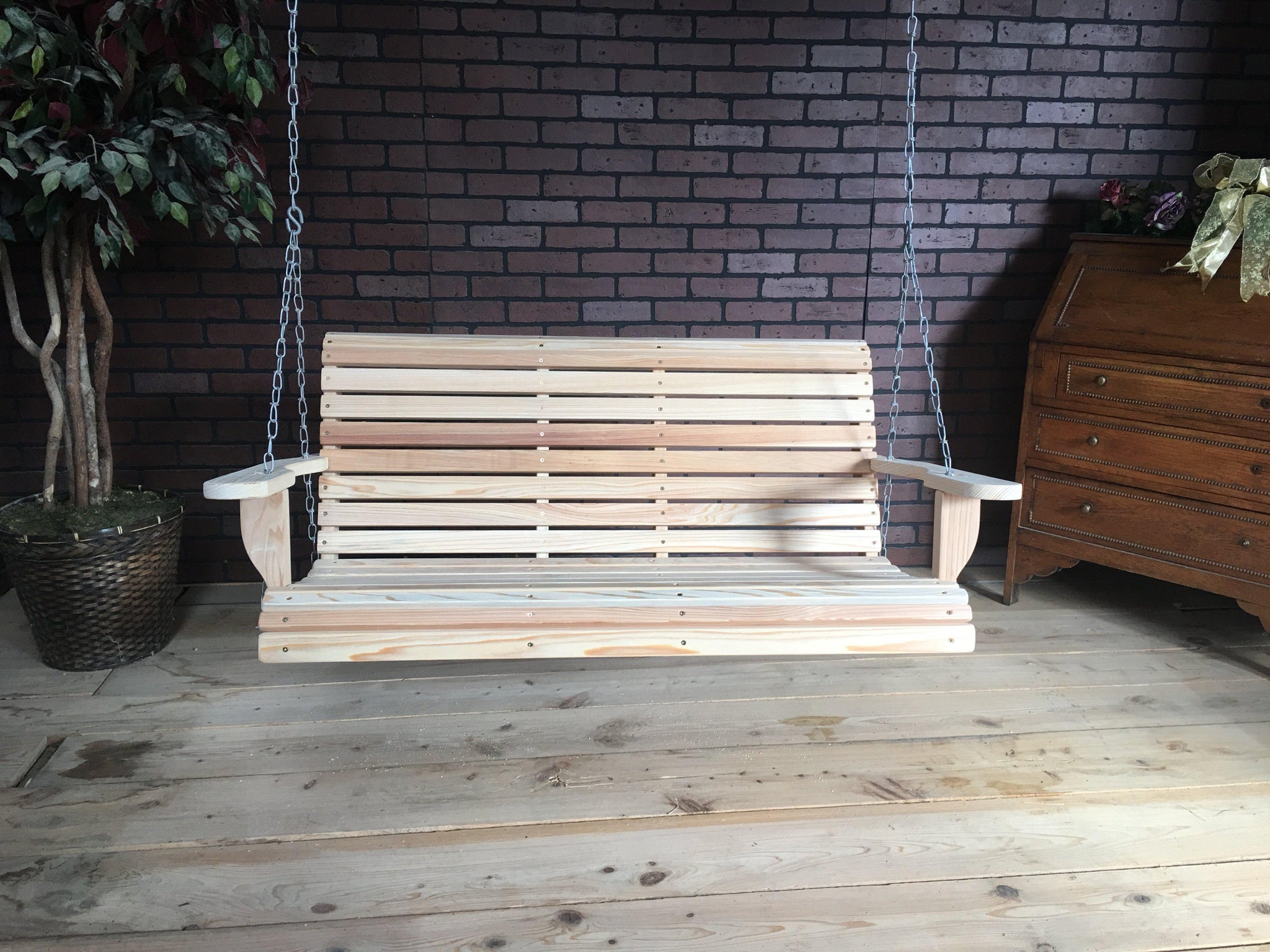 Buy 4ft Cypress Roll Swing - Handcrafted Southern Charm – Rocking Furniture