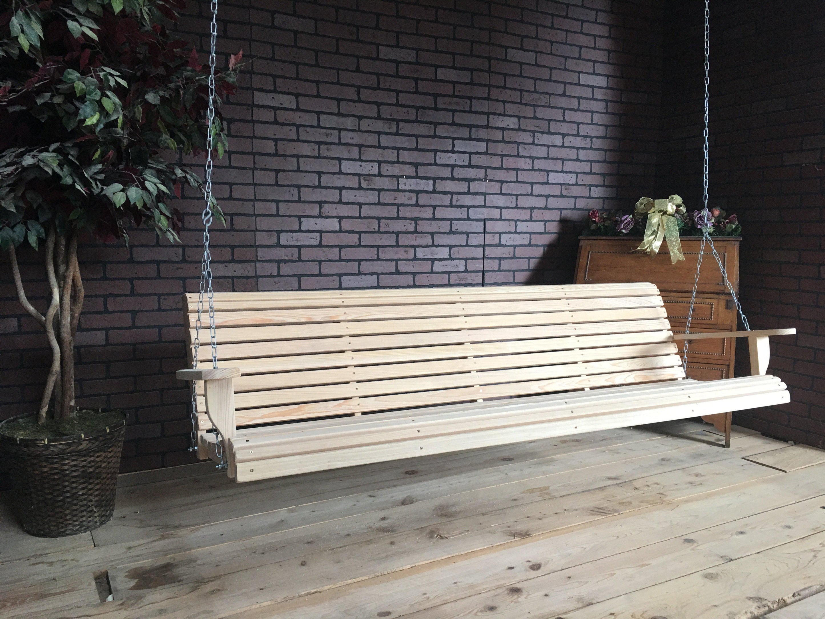 7ft Cypress Porch Swing | LA Swings | – Rocking Furniture