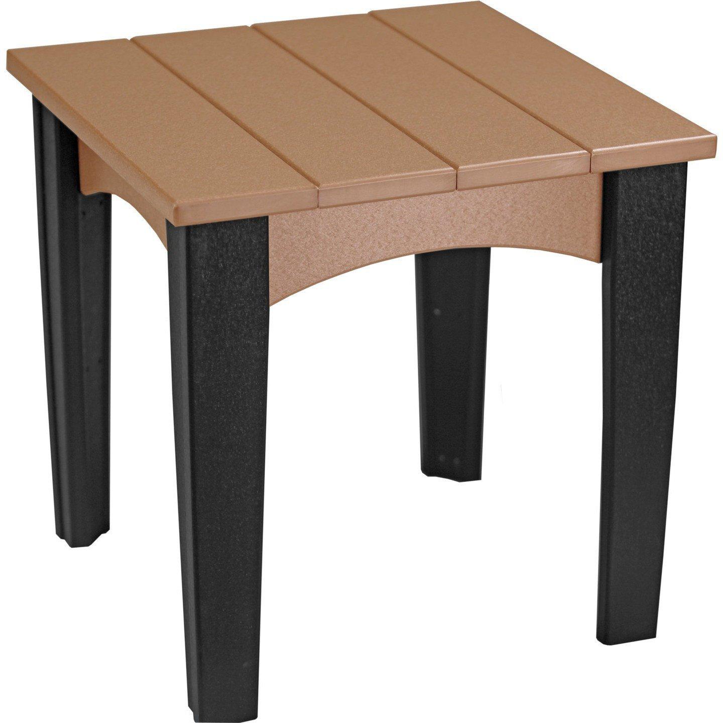 LuxCraft Indoor Recycled Plastic Island End Table – Rocking Furniture
