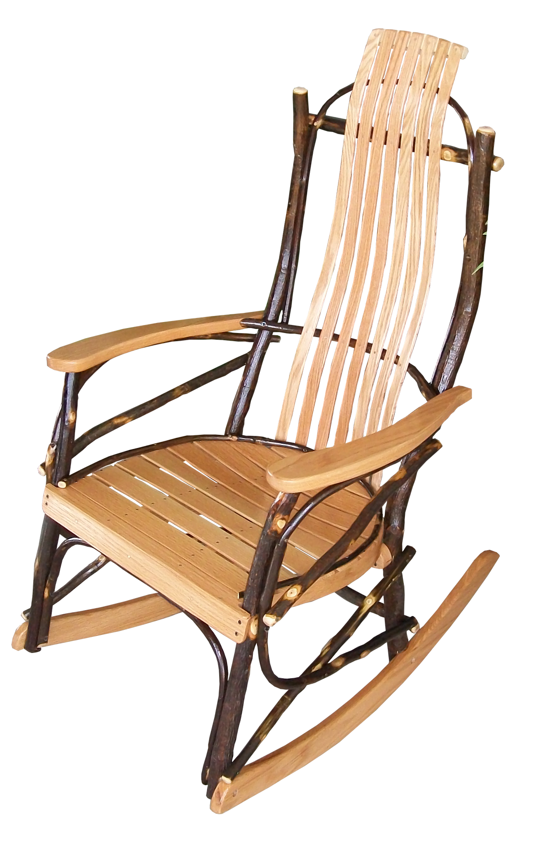 A&L Hickory Rocker | Amish Bentwood Rocking Chair- Rocking Furniture