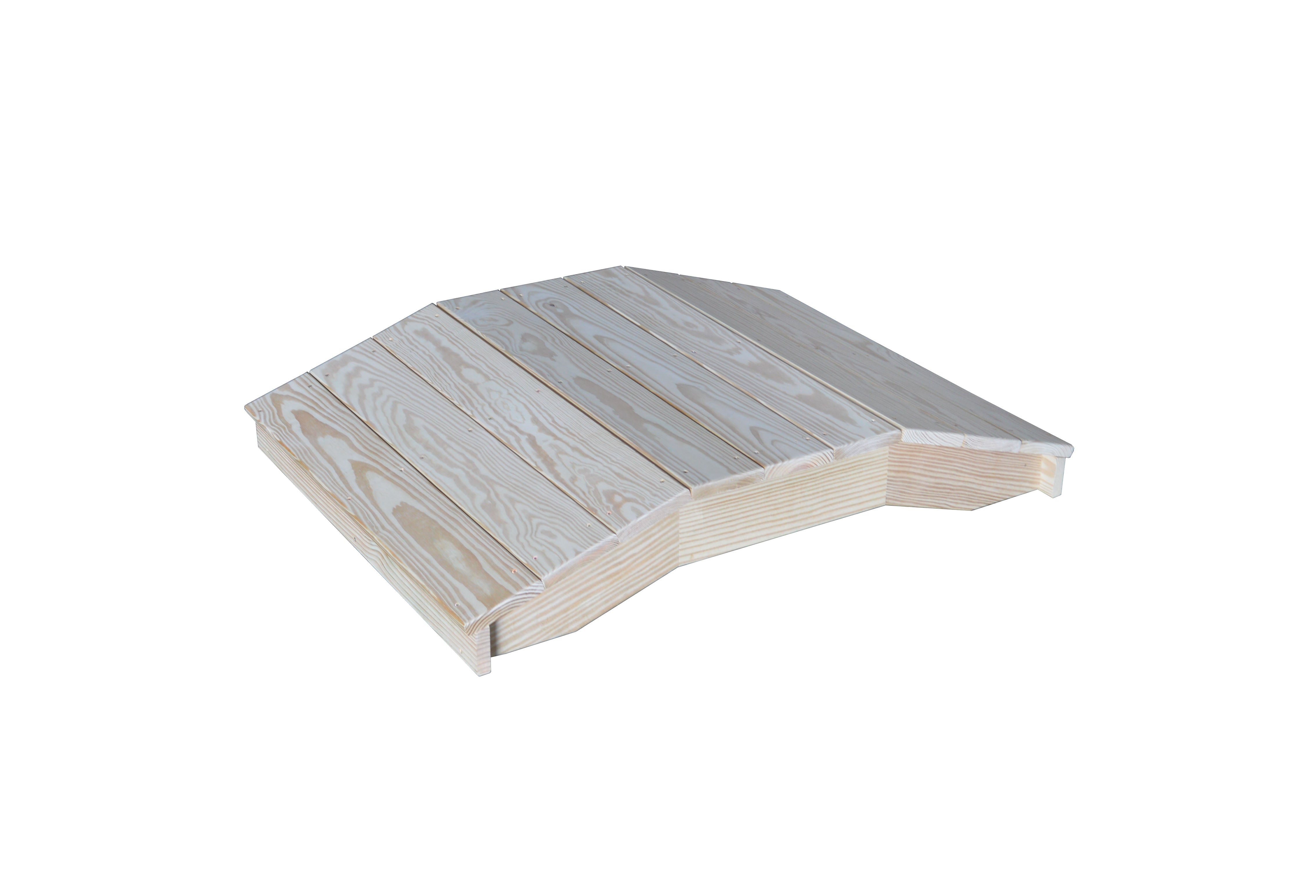 Pressure Treated 3' x 4' Standard Plank Bridge | Backyard Crafts ...