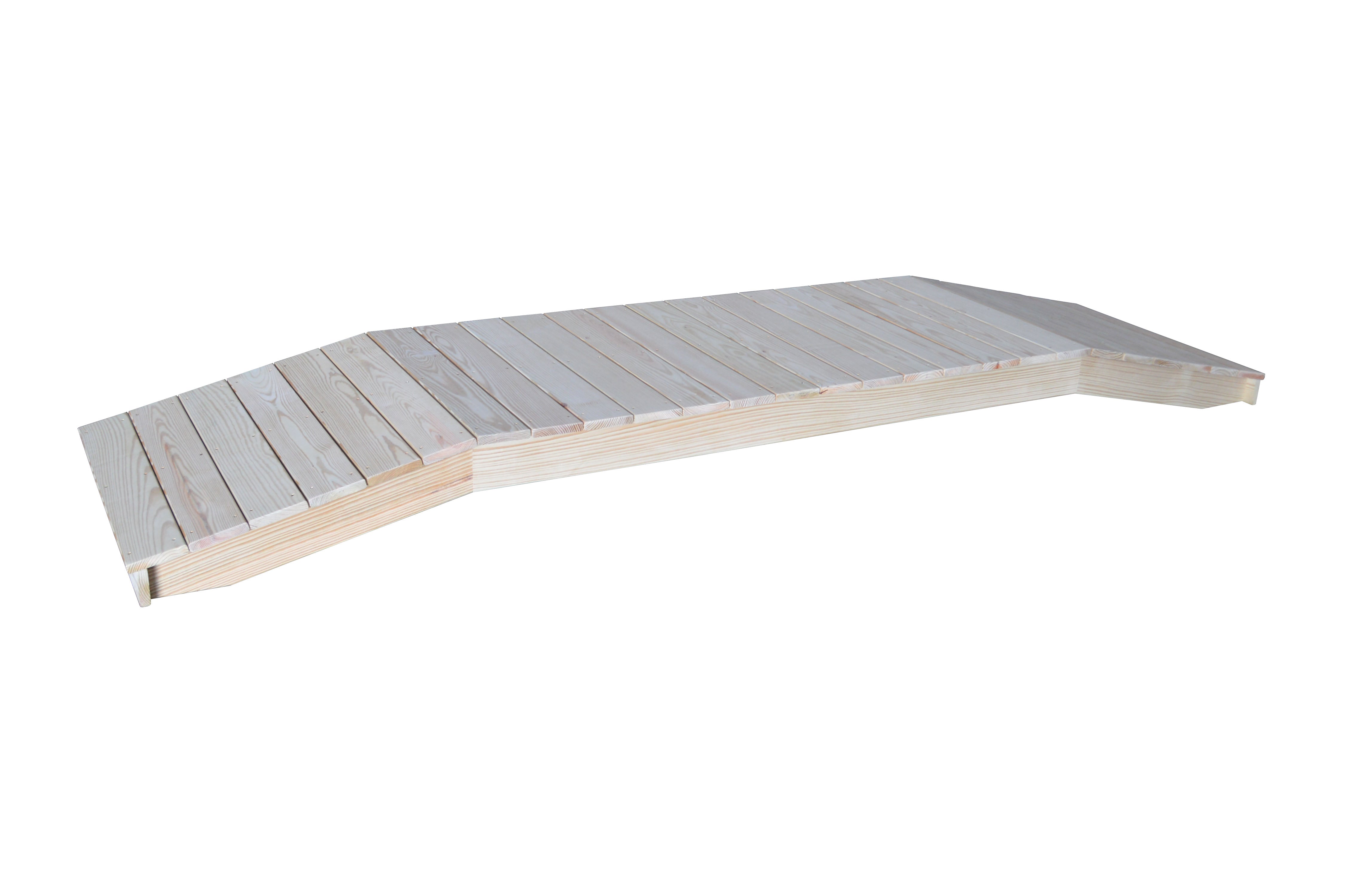 Pressure Treated 3' x 12' Standard Plank Bridge | Backyard Crafts ...