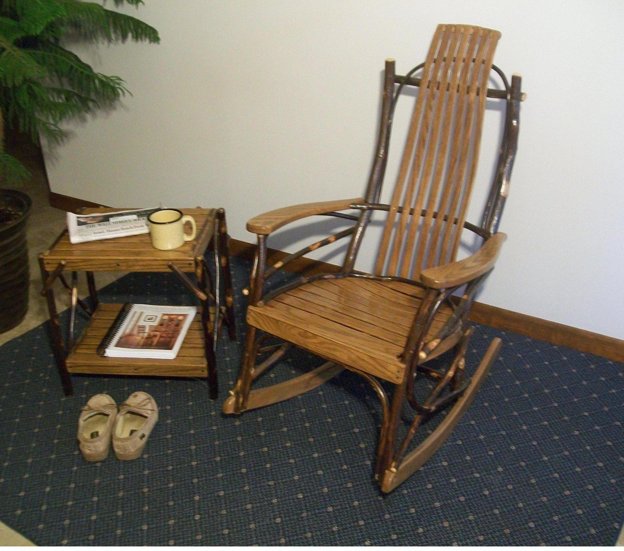 Amish Rocking Chair and End Table Set | A&L Furniture Co. | – Rocking ...