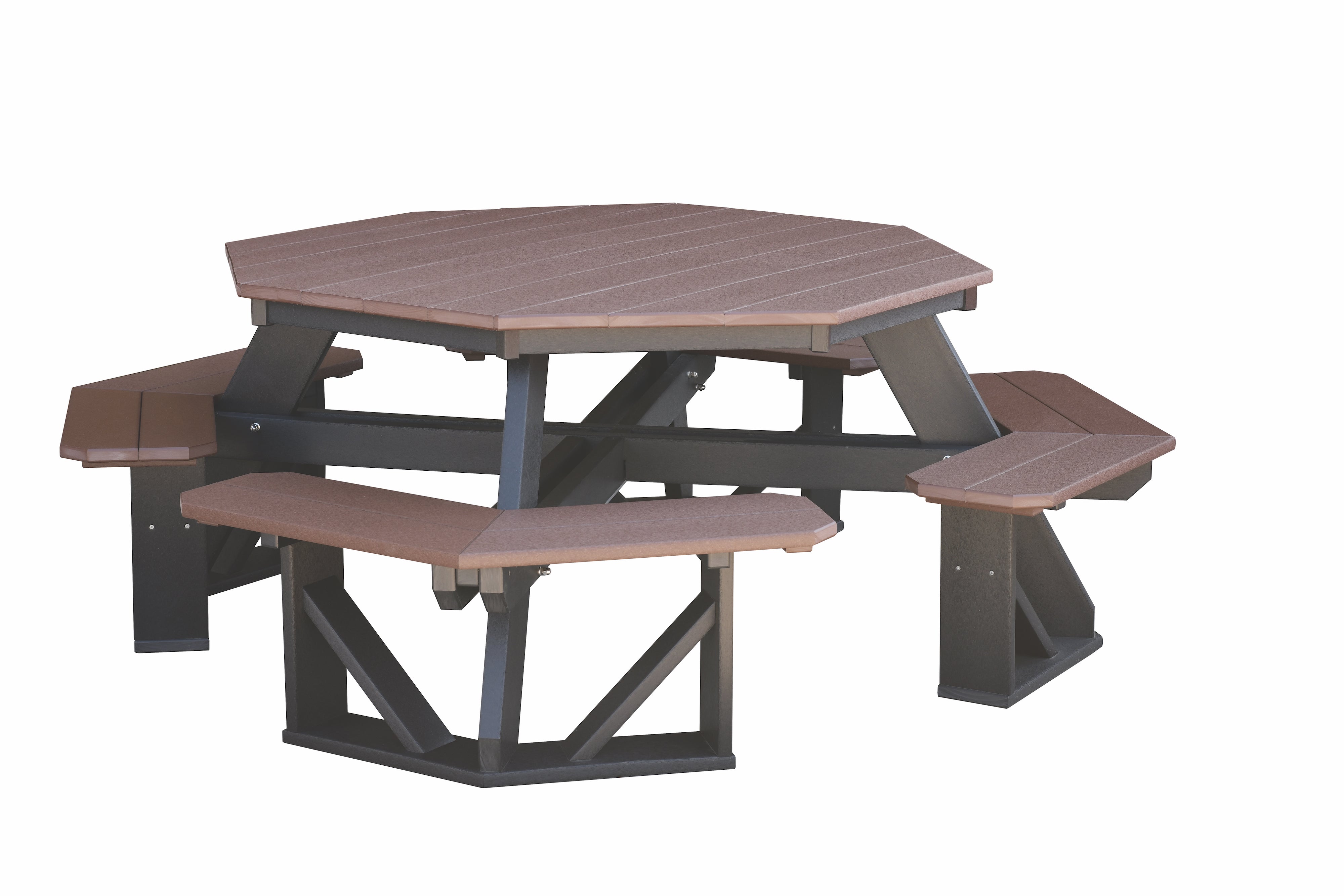 Wildridge Recycled Plastic Octagon Picnic Table – Rocking Furniture