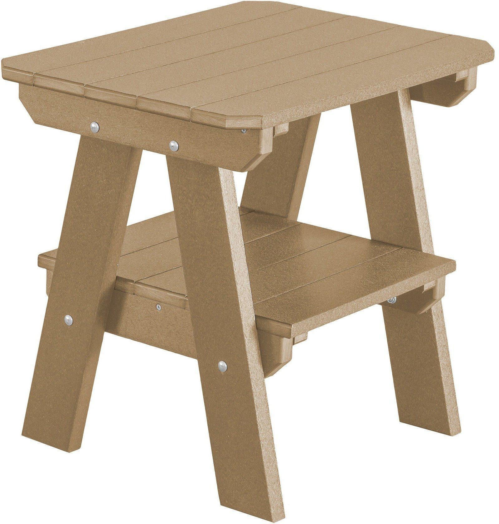 Wildridge Outdoor Plastic 2 Tier End Table | Rocking Furniture