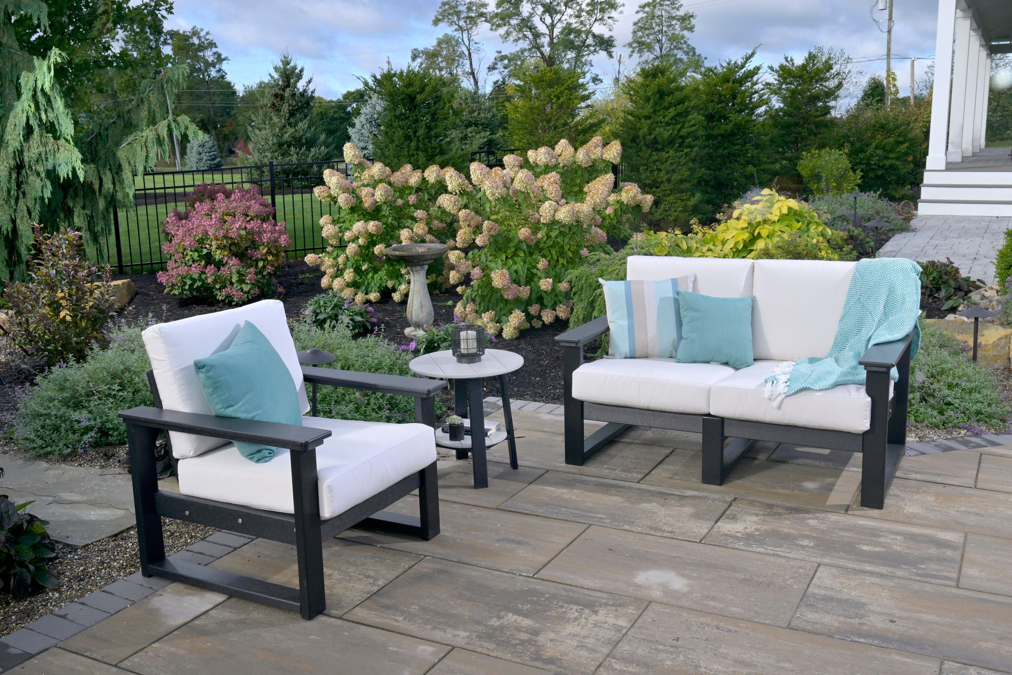 Lanai Deep Seating Patio Loveseat | Luxcraft Poly Furniture | – Rocking ...