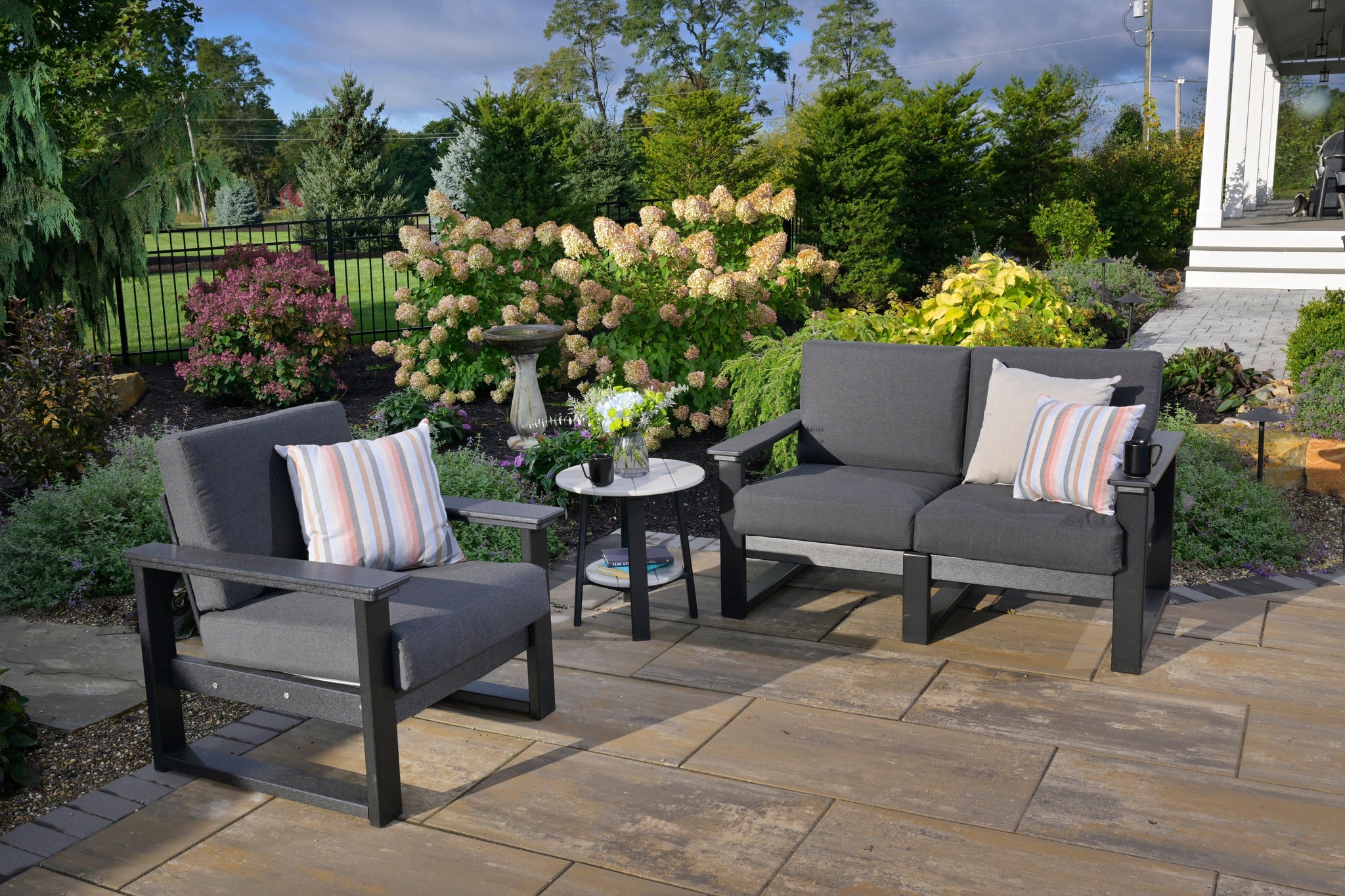 Lanai Deep Seating Patio Loveseat | Luxcraft Poly Furniture | – Rocking ...