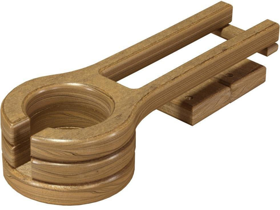 LuxCraft Recycled Plastic Glider Chair Slideout Cup Holder – Rocking ...