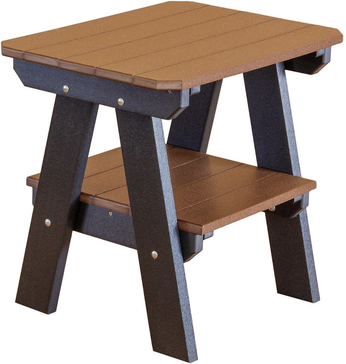 Wildridge Outdoor Plastic 2 Tier End Table | Rocking Furniture