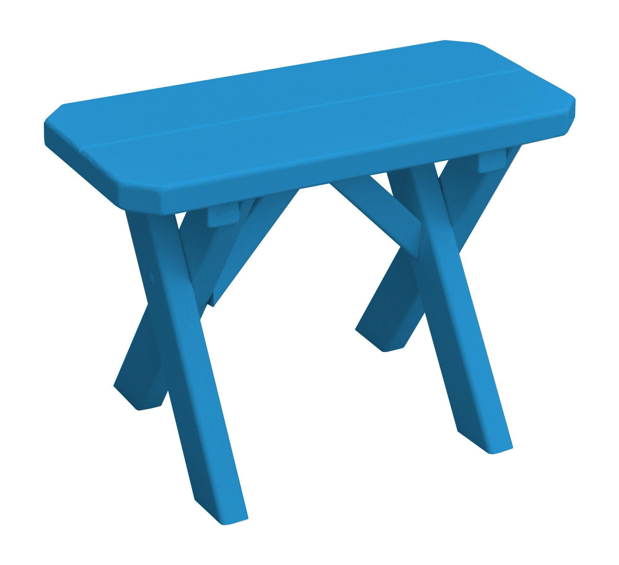 A&L Furniture Co. 23" Crossleg Bench Only – Rocking Furniture