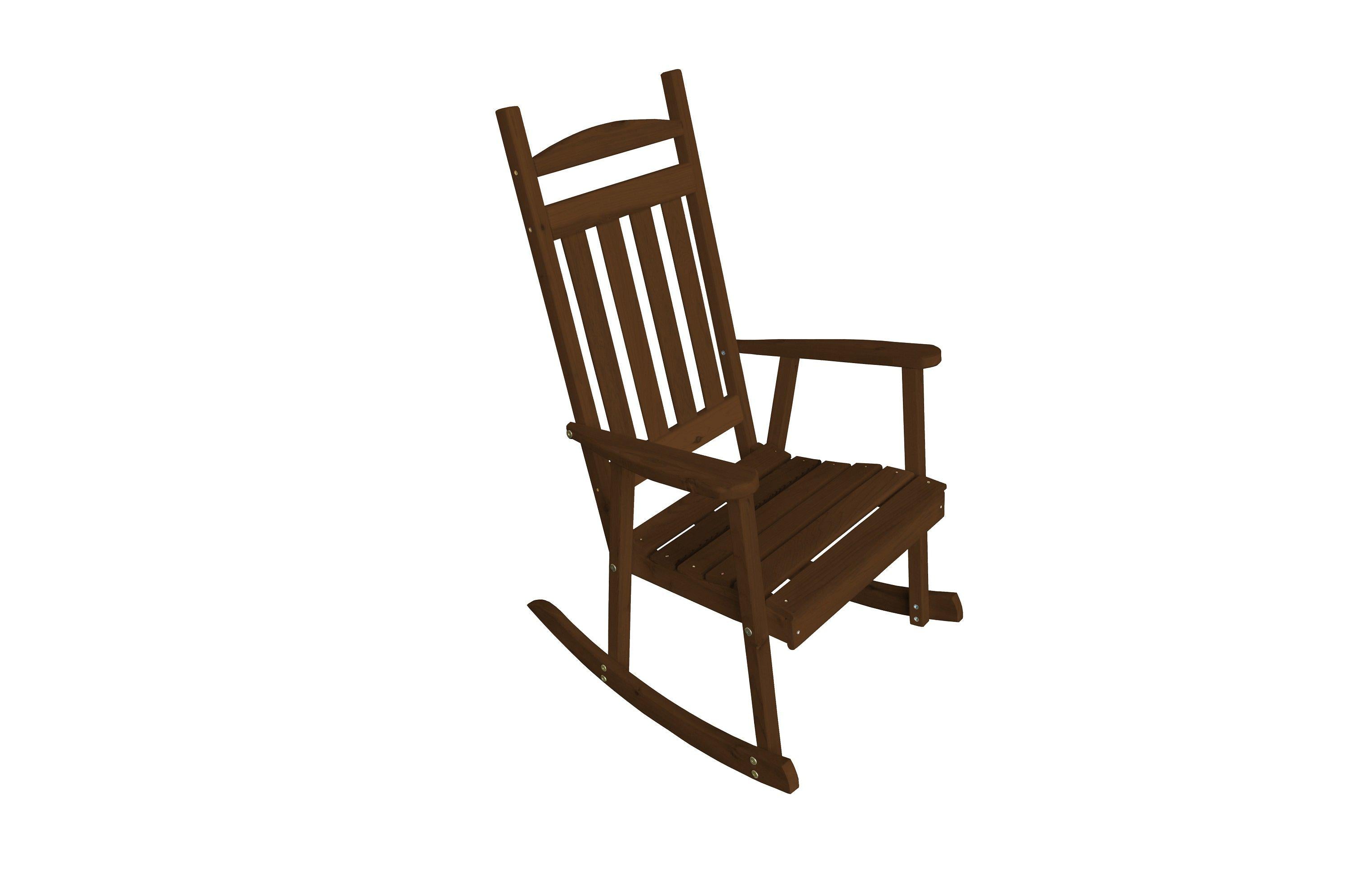 Regallion Outdoor Cedar Furniture Classic Porch Rocker – Rocking Furniture