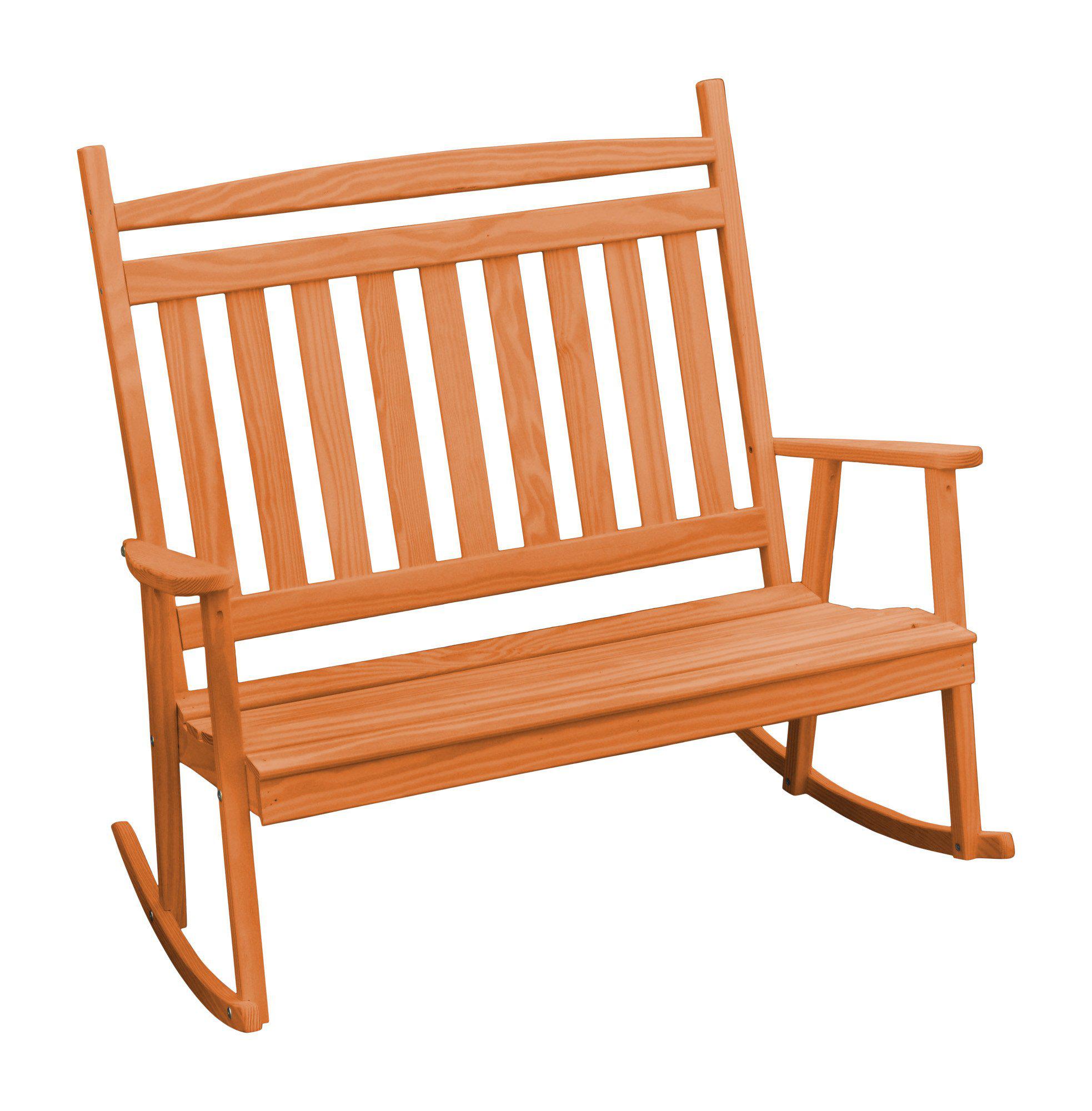 A&L FURNITURE CO. Double Classic Porch Rocker – Rocking Furniture