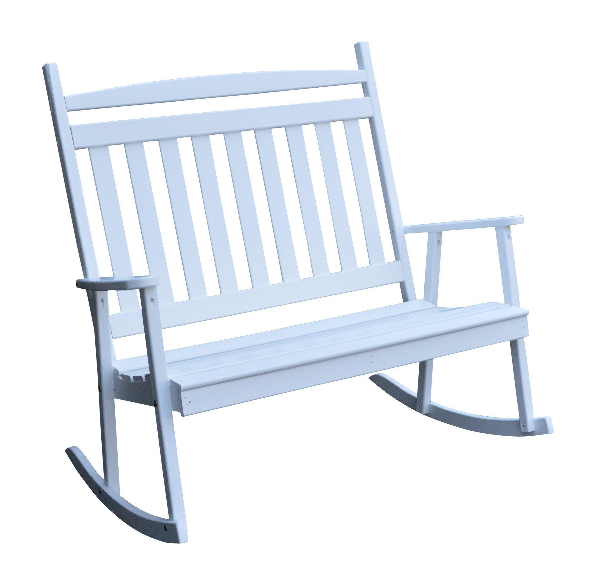 A&L FURNITURE CO. Double Classic Porch Rocker – Rocking Furniture