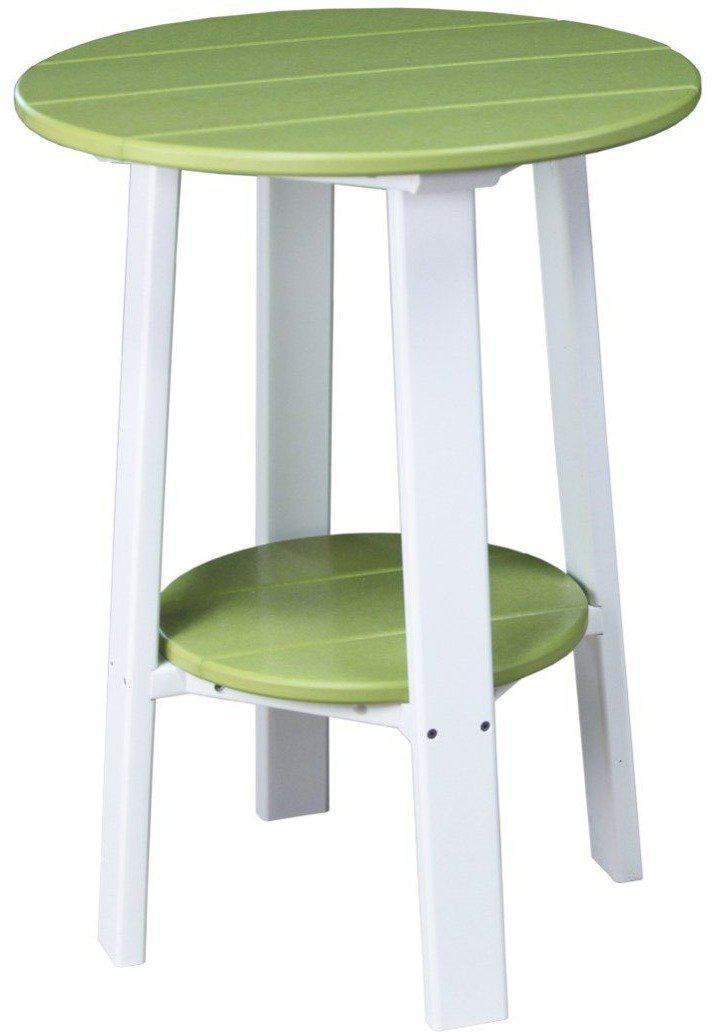 LuxCraft Outdoor Recycled Plastic 28" High Deluxe End Table – Rocking ...