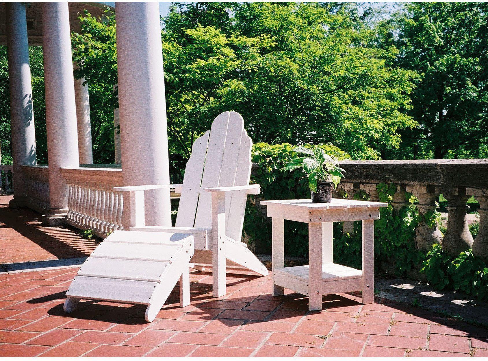 Tailwind Furniture Recycled Plastic Adirondack Ottoman - LEAD TIME TO ...